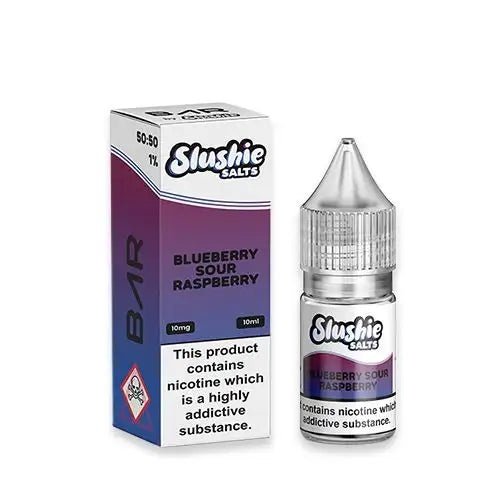 Slushie Salts Bar Blueberry Sour Raspberry Nic Salt E-Liquid 10ml ...
